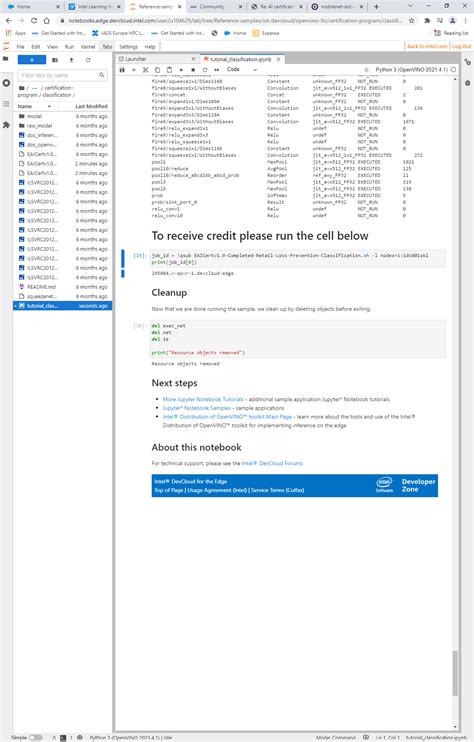 Solved Ai Certification Jupyter Task Stuck In In Progress Intel