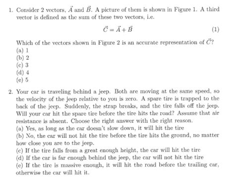 Solved Consider Vectors A And B A Picture Of Them Is Chegg