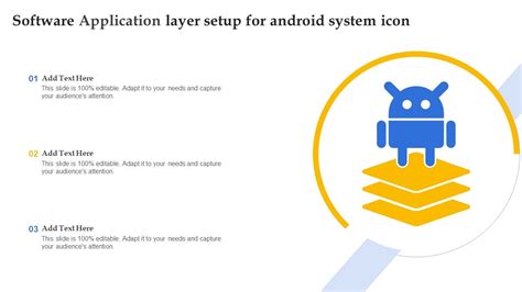 software application layer setup for android system icon ppt file