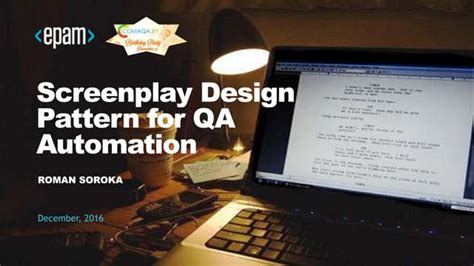 Screenplay Design Patterns For Qa Automation Pptx Web Development Internet