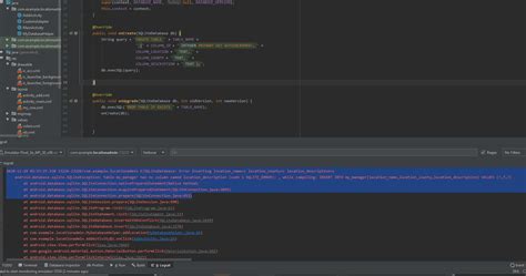 Java Struggling To Connect My Sqlite Db Android Studio Table Has No