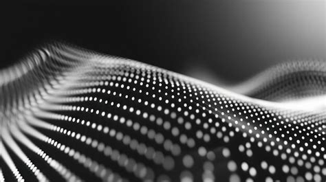 Premium Photo An Abstract Concept Of A Dot Matrix Grid With Only A