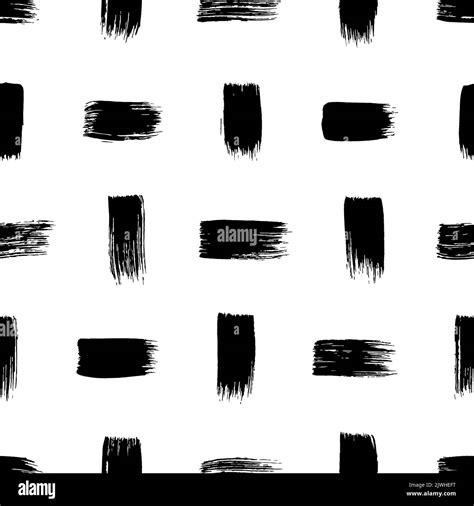 Dashes And Short Lines Vector Seamless Pattern Stock Vector Image And Art