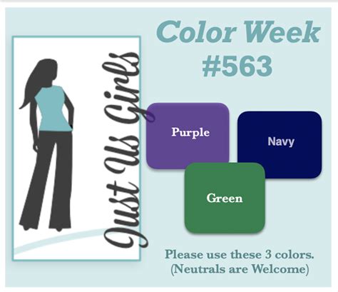 Just Us Girls Challenge Just Us Girls 563 Colour Week
