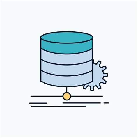 Algorithm Chart Data Diagram Flow Flat Icon Green And Yellow Sign