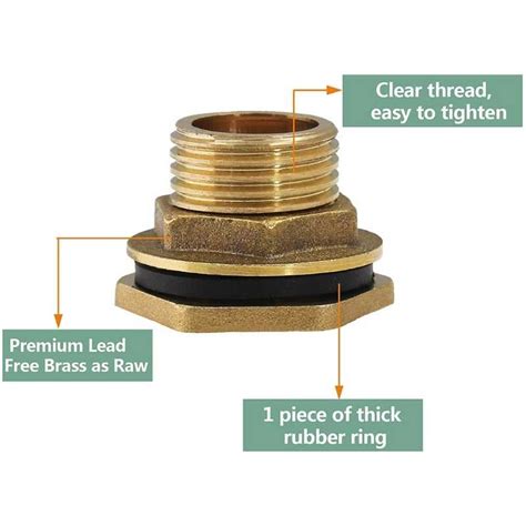 Brass Bulkhead Fitting Manufacturer In China Dandr Metal Industry