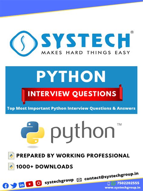 python interview questions pdf method computer programming