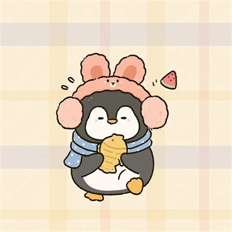 企鹅｜简笔画 花瓣网