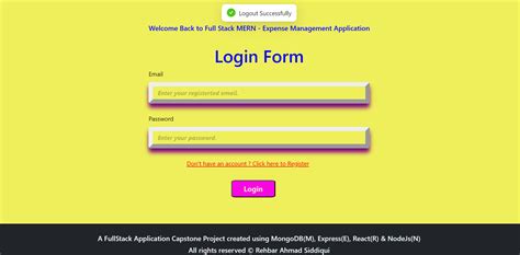 Github Rehbar Ahmad Siddiquidevelopment Phase Expense App Full Stack Mern Expense