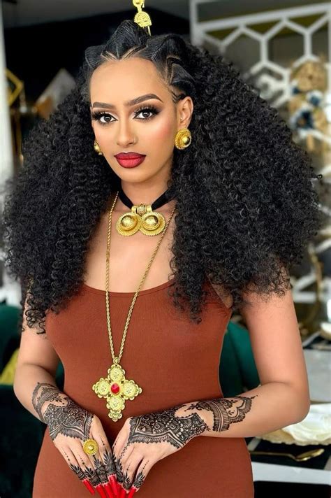Mikal Kidaney Beautiful Actress And Model From Ethiopia With Curly Hair
