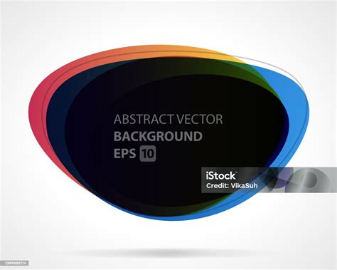 공간 벡터 배경으로 분할된 추상 Blob입니다 이중 렌즈 모양과 매트 마감기하의 기하학적 모양 0명에 대한 스톡 벡터 아트 및 기타 이미지 Istock