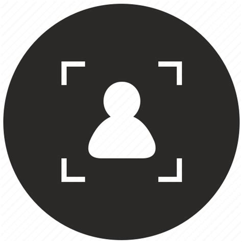 Camera Detect Face Mobile Person Technology Icon