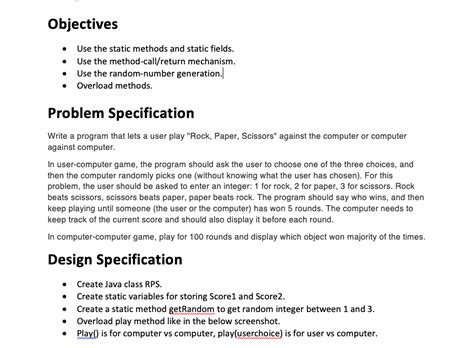 Solved Objectives • Use The Static Methods And Static