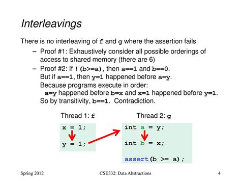 cse332 data abstractions lecture 23 data races and memory reordering deadlock readers writer