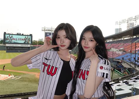 하츠투하츠 지우·이안 Lg트윈스 승리 요정…역전의 순간까지 함께