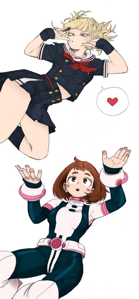 Boku No Hero Uraraka And Toga Color Rmangacoloring