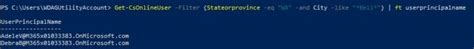 Microsoft Teams Using Get CsOnlineUser With Filters Microsoft Teams
