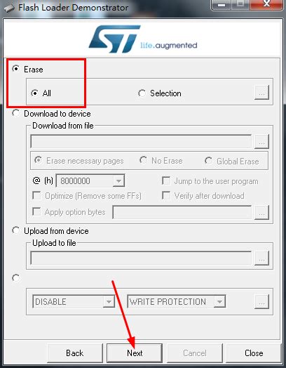 Stm32f4xx 读保护 写保护 芯片被锁 解锁flymcu 读器件时发现写保护 Csdn博客