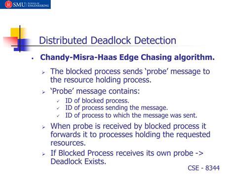 Ppt Deadlock Detection Algorithms In Distributed Systems Powerpoint Presentation Id630272