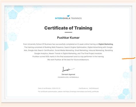 Pushkar Kumar On Linkedin I Am Pleased To Share That I Have Completed