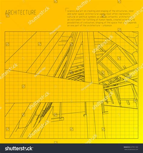 Architecture Grid Blueprint Background Sample Stock Vector Royalty Free 637951183 Shutterstock
