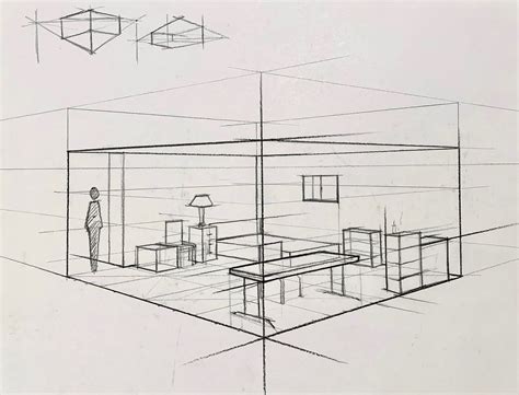How To Draw 2 Point Perspective Grid