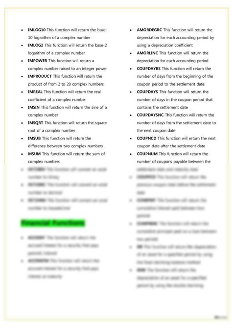 SOLUTION Excel Formulas Cheat Sheet Studypool