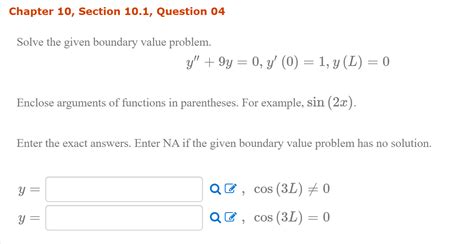 solved chapter 10 section 10 1 question 04 solve the given