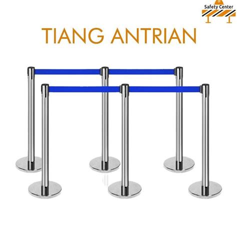Jual Tiang Antrian Queue Line Separator Stainless Shopee Indonesia