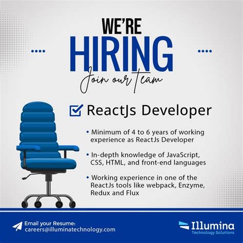 Illumina Technology Solutions On Linkedin Reactjs Reactjsdeveloper