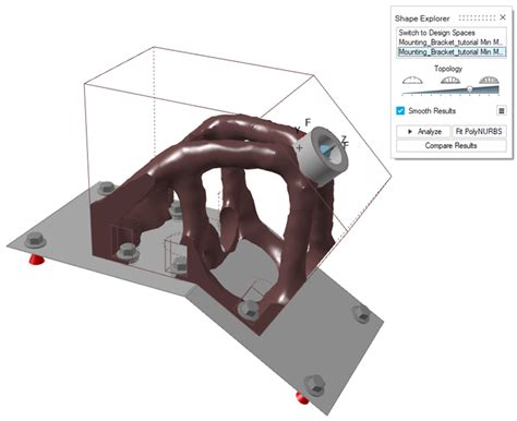 tutorial optimizing topology minimize mass