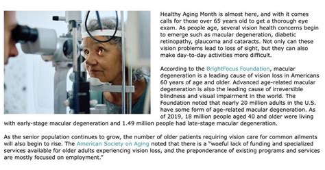 Just In National Health Council Nhc Board Chair And Prevent Blindness President And Ceo Jeff