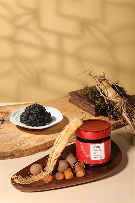 保健品拍摄｜养生玉灵膏 拍点新中式风格 小红书 花瓣网