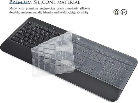 Keyboard Cover For Logitech Mk Advanced Wireless Keyboard Logitech Mk Full Size Advanced