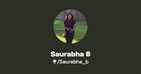 Saurabha B Twitter Instagram Linktree