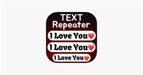 ‎text Repeat En App Store