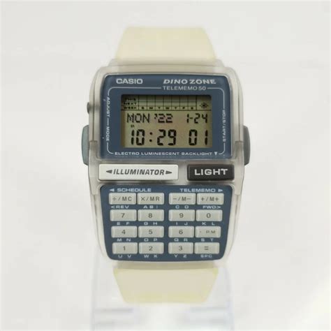 Nos Casio Dbc 63 Dino Zone Clear Calculator Vintage Digital Watch 1997 Eur 19020 Picclick It