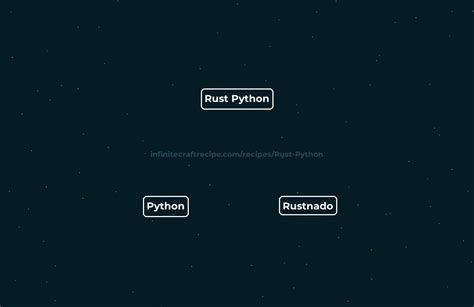 💻 Rust Python Recipe How To Make Rust Python In Infinite Craft