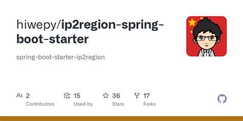 Github Hiwepyip2region Spring Boot Starter Spring Boot Starter