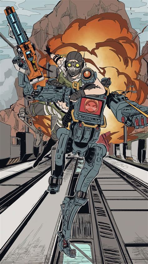 Download Conquer The Arena With Pathfinder In Apex Legends Wallpaper Wallpapers Com