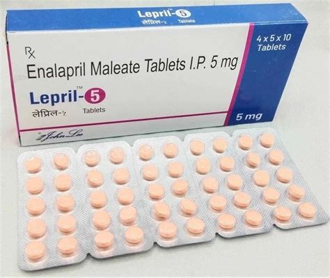 Enalapril Maleate 5 Mg Tablets For Personal At Rs 3540box In Mainpuri
