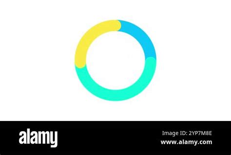 Simple Circle Loading Loop Animation On The White Background 4k