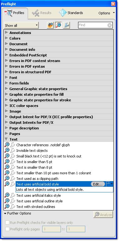 prepare preflight and print using acrobat 9
