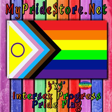Intersex Progress Pride Flag New Pride Flag Etsy