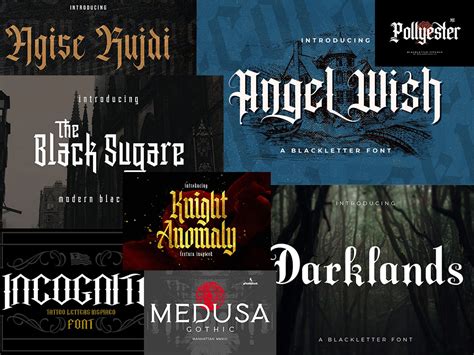 Modern Gothic Font