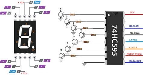 Arduino Tutorial By Manmohan Pal Huge Sevensegment Clock Using Shift Register 74595