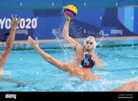 August 8 2021 Water Polo Mens Gold Medal Match Between Greece 10