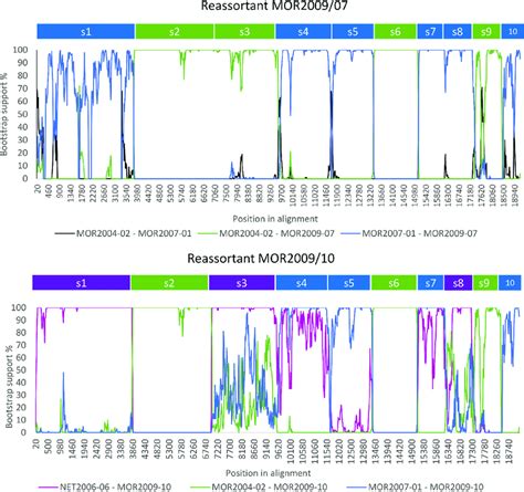 bootscan analysis of whole genome sequences of btv 4 mor2009 07 top