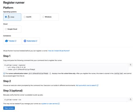 Configuration Gitlab Et Gitlab Runner Avec Docker