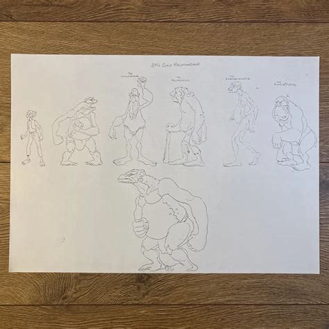 The Bfg Cosgrove Hall Big Friendly Giant Character Bfg Scale